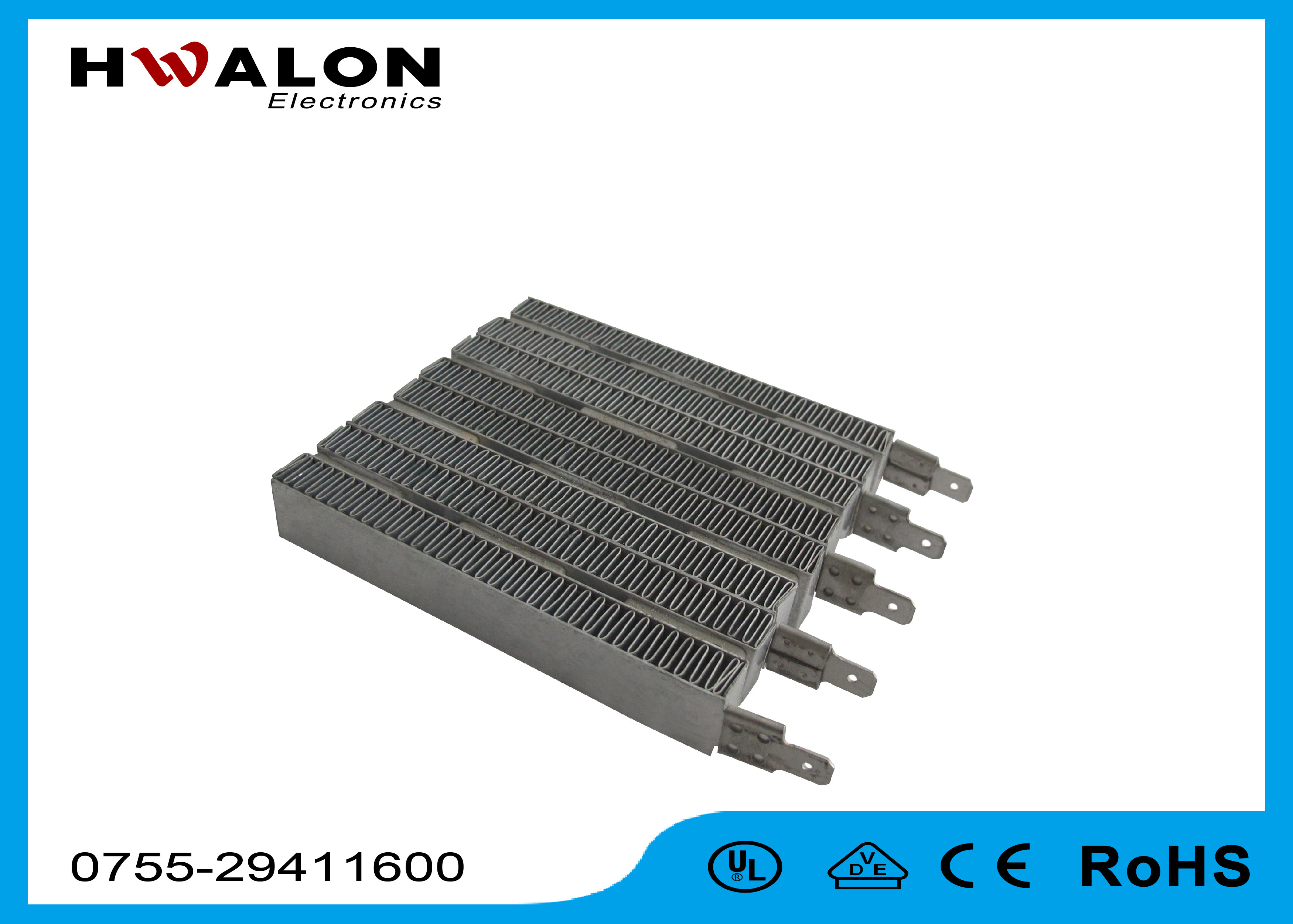Resistor de aquecimento quadrado do calefator de ar do PTC do tamanho ...
